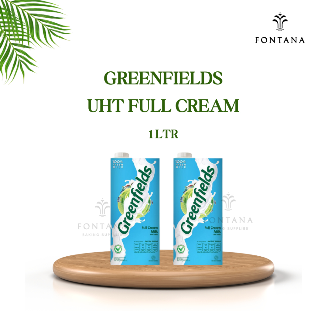 Jual SUSU UHT GREENFIELDS FULL CREAM 1 LITER | Shopee Indonesia