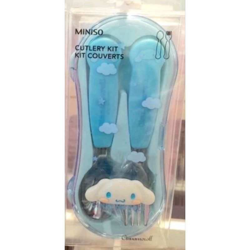 Jual KiSy.Shop 1 set Miniso x Sanrio cutlery alat makan garpu sendok ...