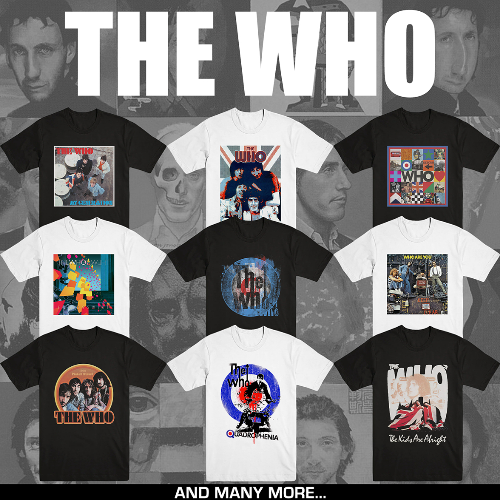 Jual THE WHO | T-SHIRT BAND | BRITISH ROCK | MERCHANDISE | Shopee Indonesia