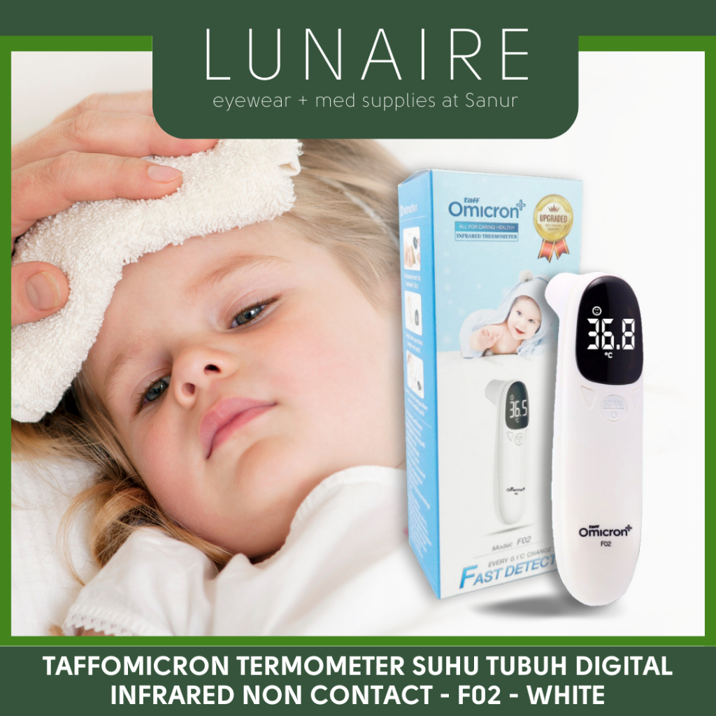 Jual Termometer Dahi Suhu Tubuh Digital TAFF OMICRON F02 Thermometer ...