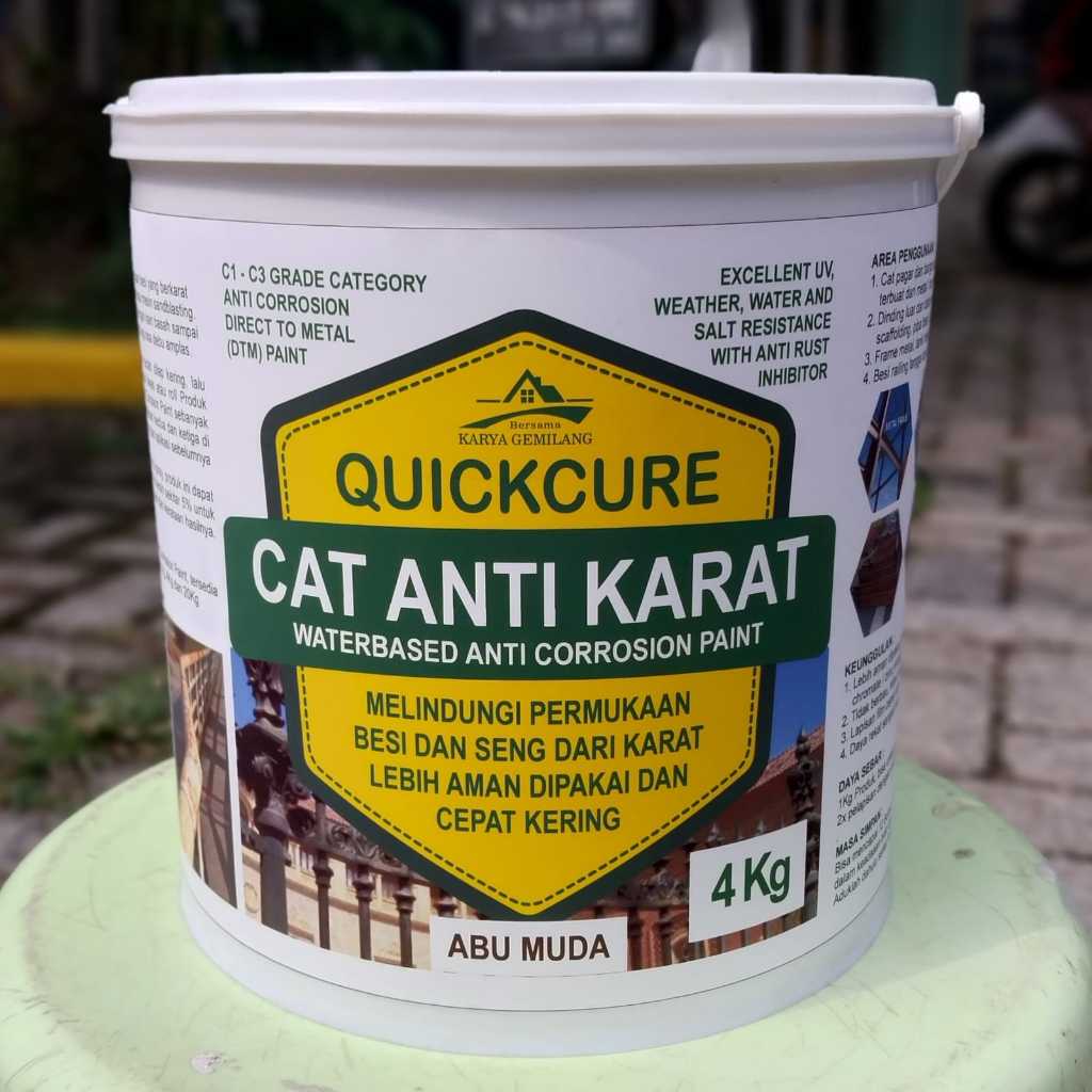 Jual CAT ANTI KARAT QUICKCURE DTM, CAT ANTI KARAT WATERBASED, CAT BESI ...