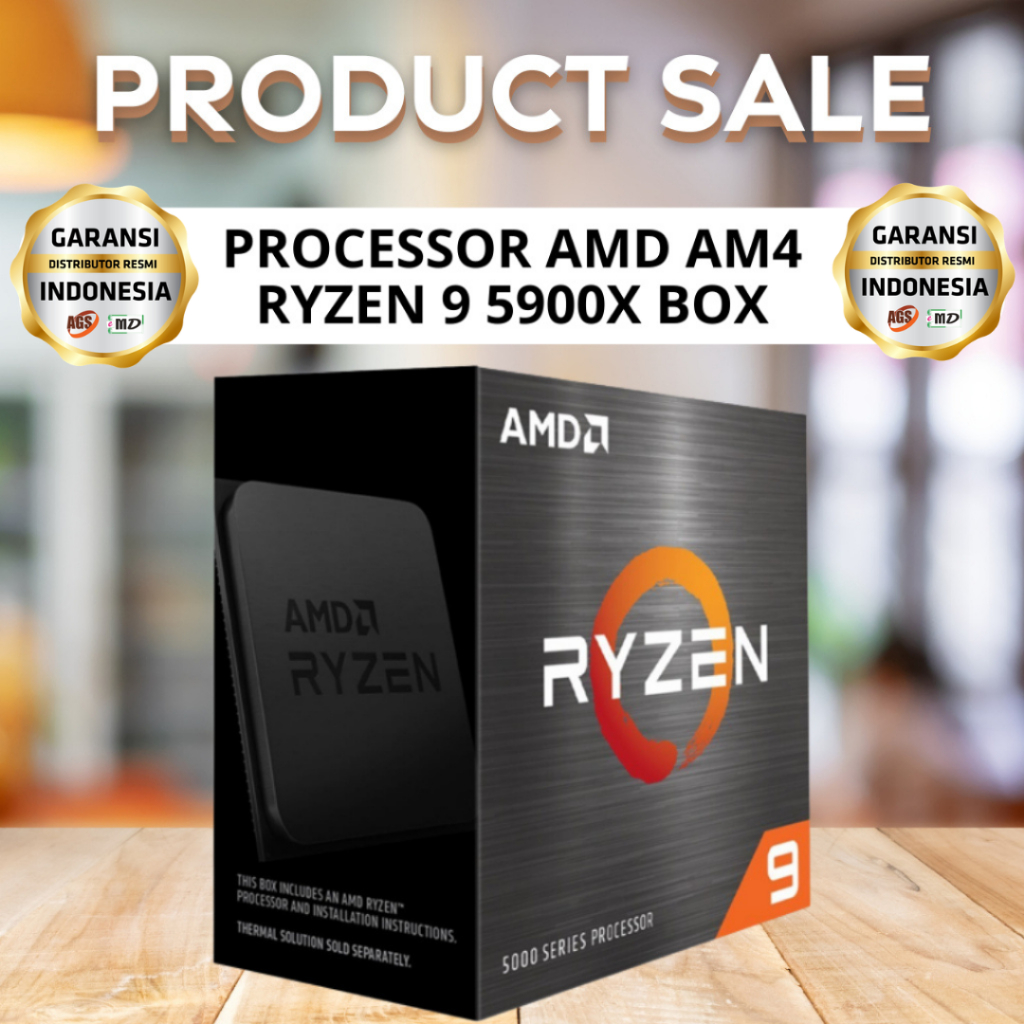 Jual AMD Ryzen 9 5900X BOX 12-Core 3.7 GHz Turbo 4.8Ghz Socket AM4 ...