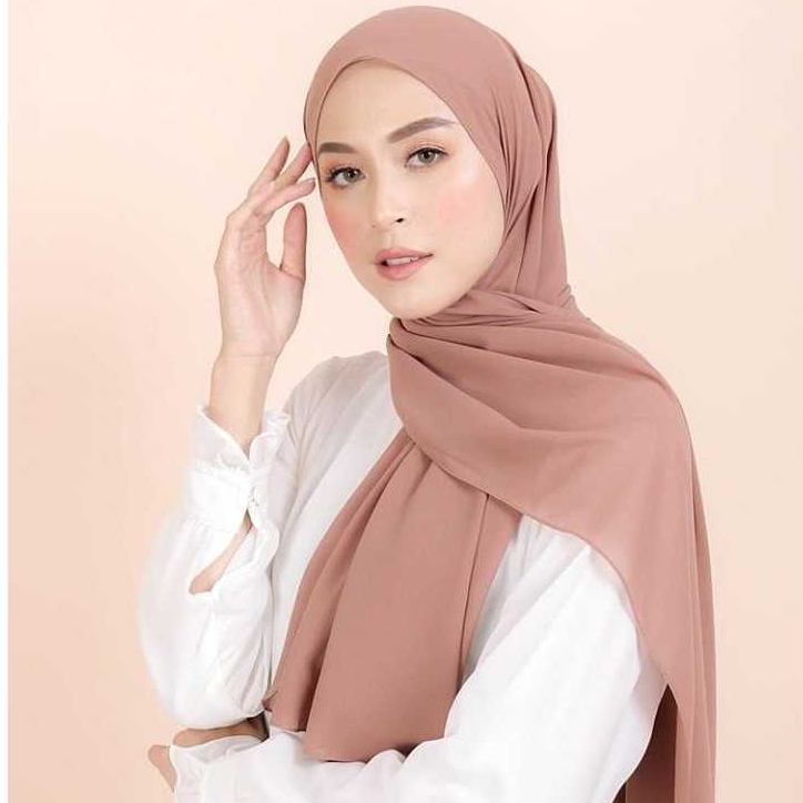 Jual PASHMINA CERUTY BABYDOLL PREMIUM 175x70cm | Shopee Indonesia