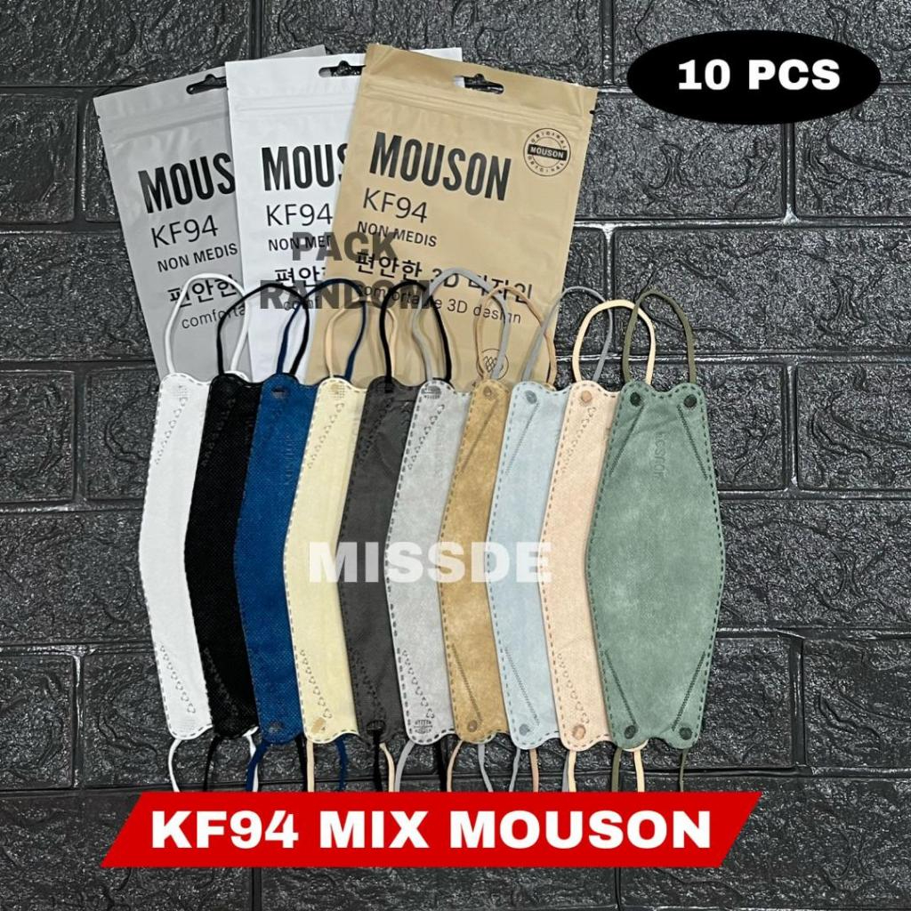 Jual MASKER KOREA KF94 MODEL CONVEX 4 PLY ISI 10 PCS | Shopee Indonesia