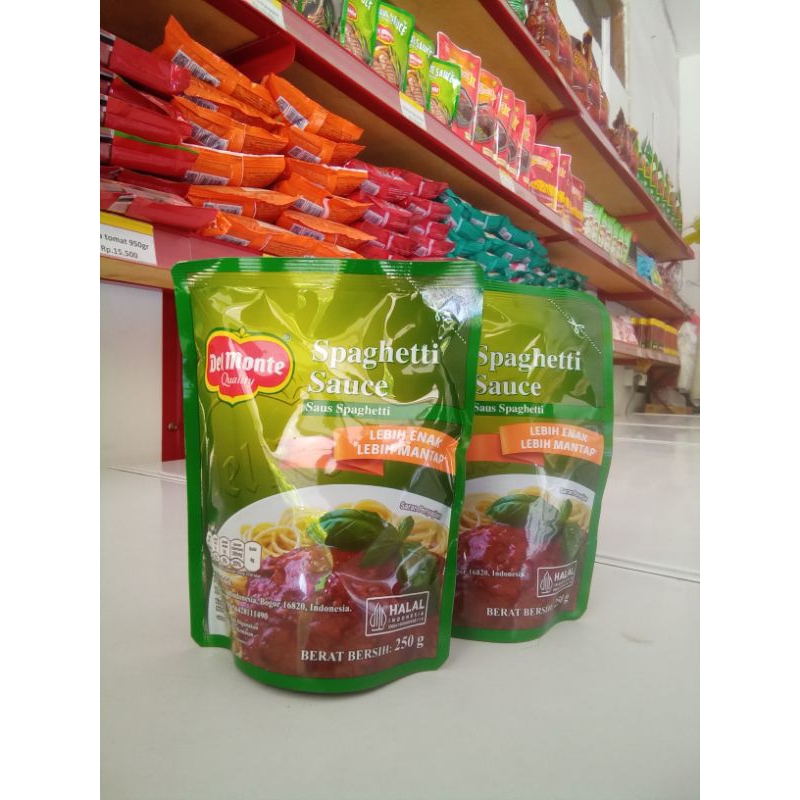 Jual Del Monte Saus Spaghetti 250gr | Shopee Indonesia