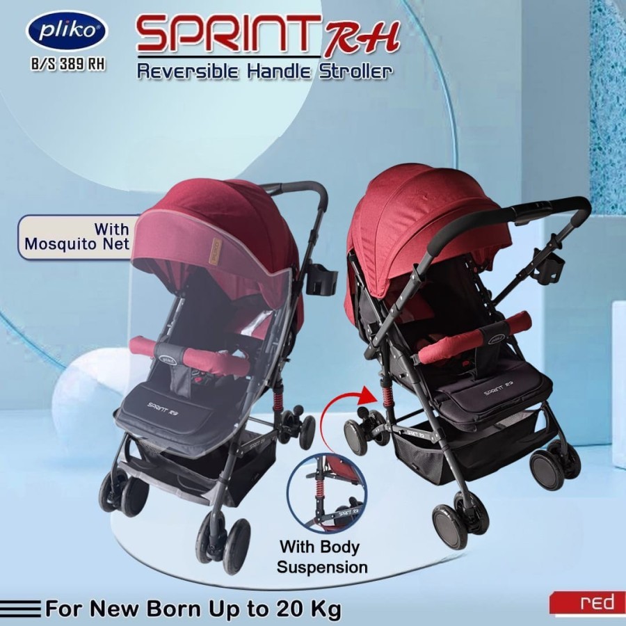 Jual Stroller Pliko Sprint RX 379 / Pliko Sprint RH 389 Reversible 2 ...