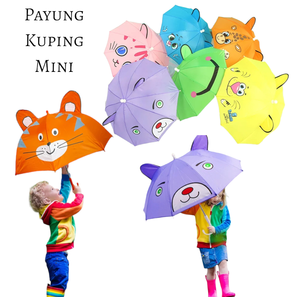 Jual Payung Mini Kuping / Payung Lipat Mainan Boneka Hiasan Dekorasi ...