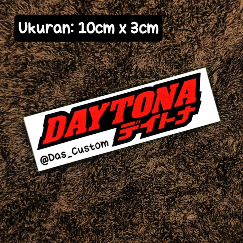 Jual sticker printing DAYTONA | Shopee Indonesia