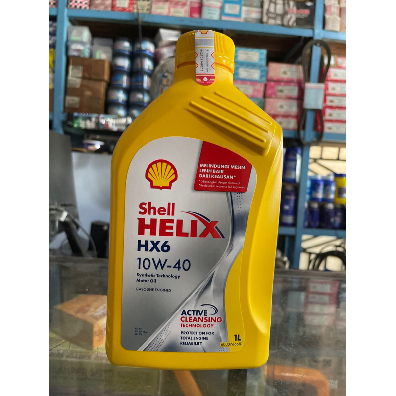 Jual Shell Helix HX6 10W-40 Oli Mesin Mobil Kemasan 1L | Shopee Indonesia