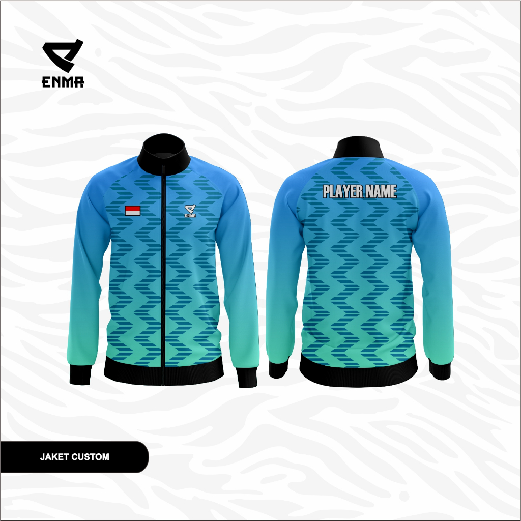 Jual Jaket TrackTop Olahraga Pelatih/Player free custom desain bebas ...