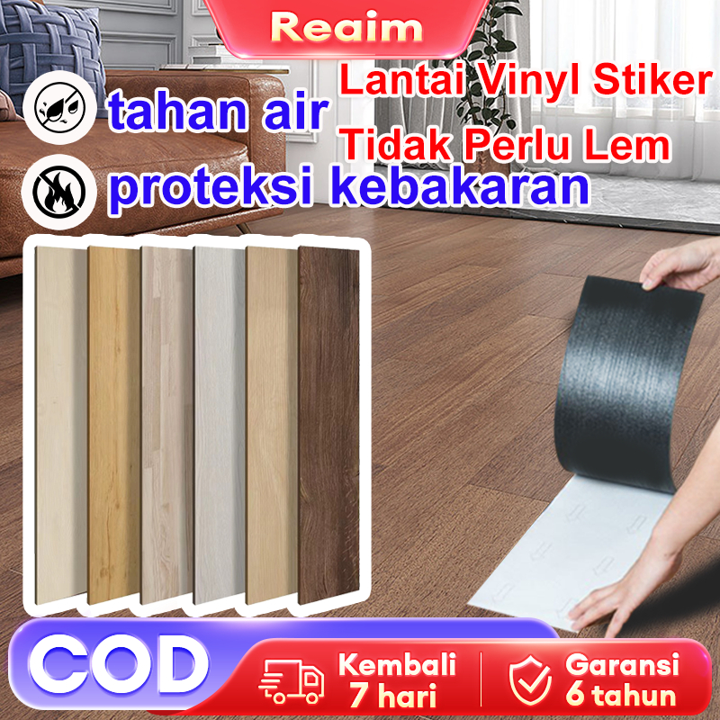 Jual Parket Sitiker Lantai kayu LANTAI VINYL COD 91.5cm x 15,2cm 1 BOX ...