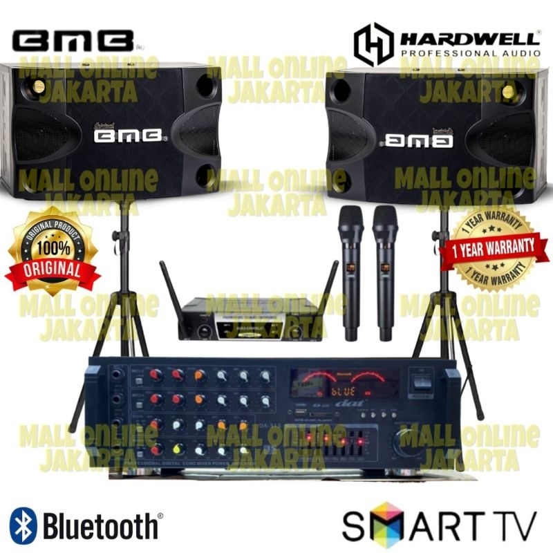 Jual paket sound system bluetooth bmb original paketan karaoke home ...