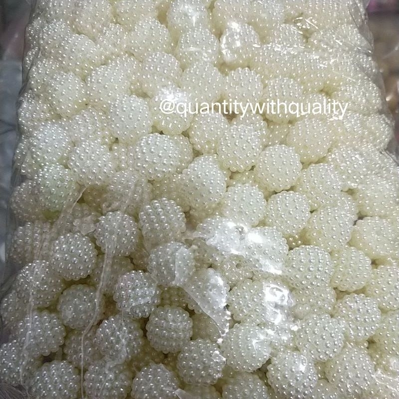 Jual manik mote berry bulat mutiara 14mm ada banyak pilihan warna ...