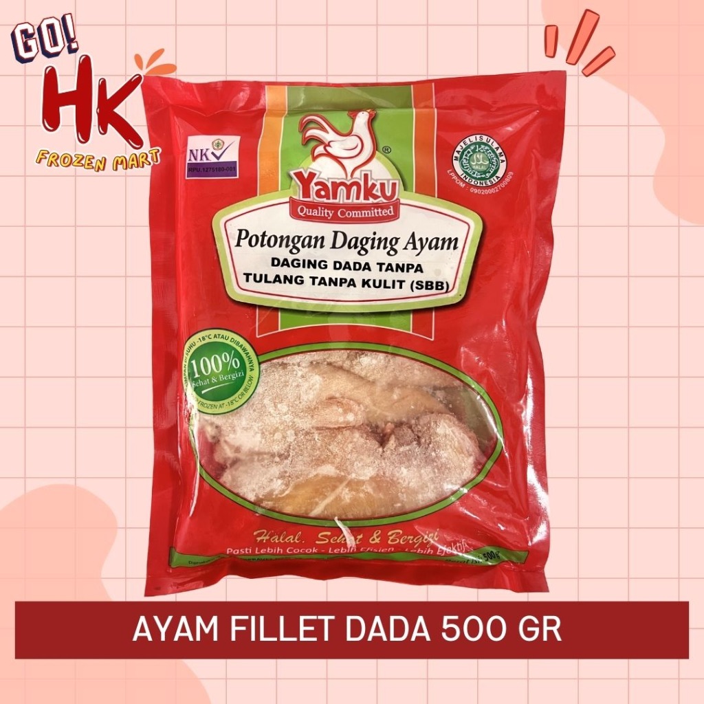 Jual Yamku Daging Ayam Fillet 500gr Dada & Paha Tanpa Kulit Tanpa ...