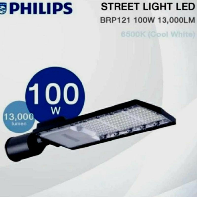 Jual lampu jalan philips led BRP121 100w 100 watt philips 220v | Shopee ...