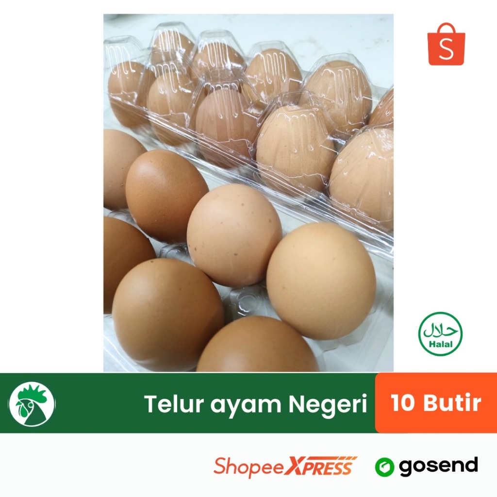 Jual Telur Ayam Negeri Fresh 10 Butir / 1 Papan 30 Butir | Shopee Indonesia