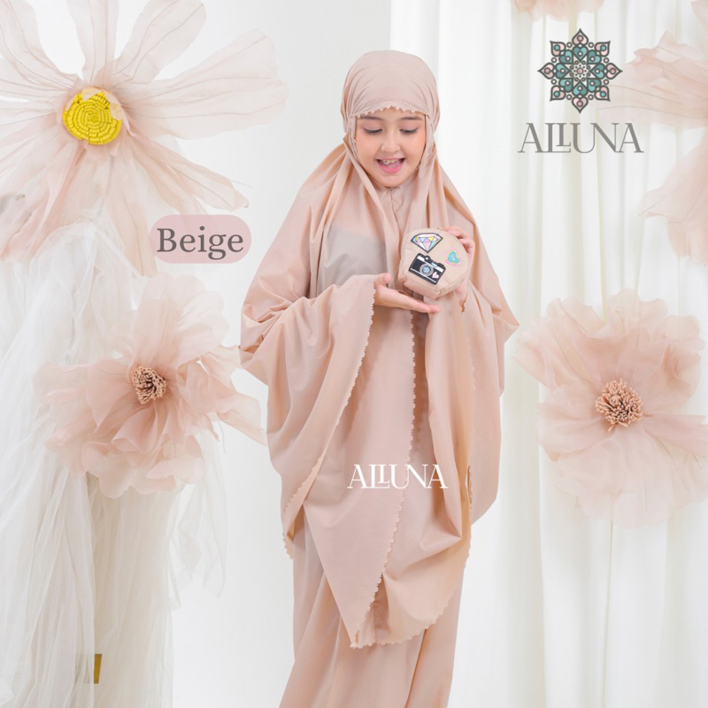 Jual ALLUNA - Mukena Anak Mini Travel Parasut Korea Premium Kids ALANA ...