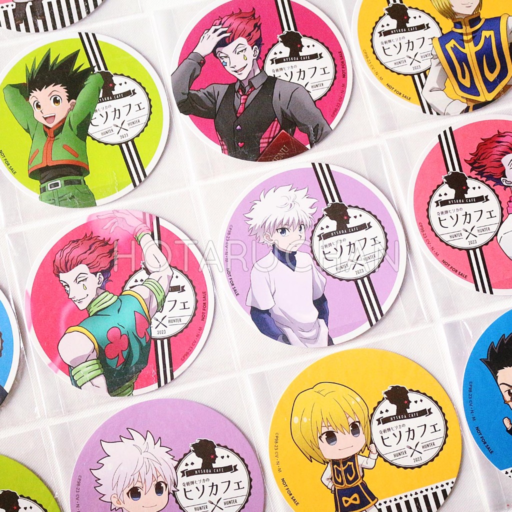 Jual [OFFICIAL] HUNTER x HUNTER Hisoka Cafe x Animate - Coaster ...