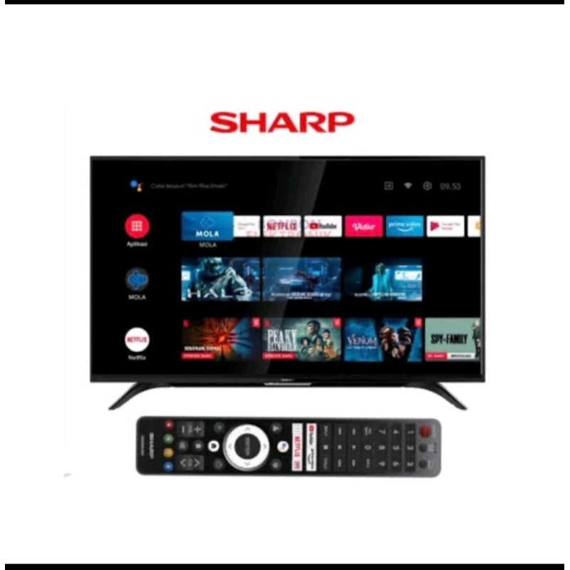 Jual TV LED SHARP 32 INCH 2T-C32EG1I ANDROID SMART DIGITAL ORIGINAL ...