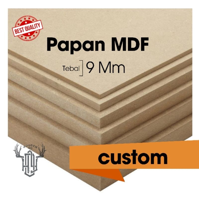 Jual Papan MDF 9mm Uk Custom | Shopee Indonesia