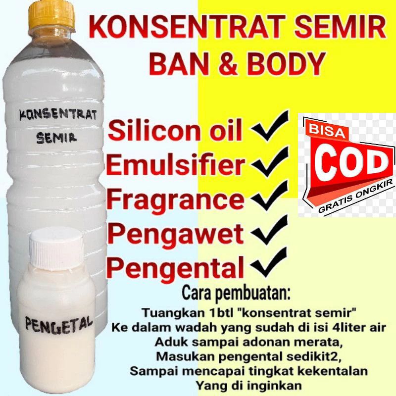 Jual Konsentrat Semir Ban Dan Body Motor Dan Mobil Termurah Satu Paket ...