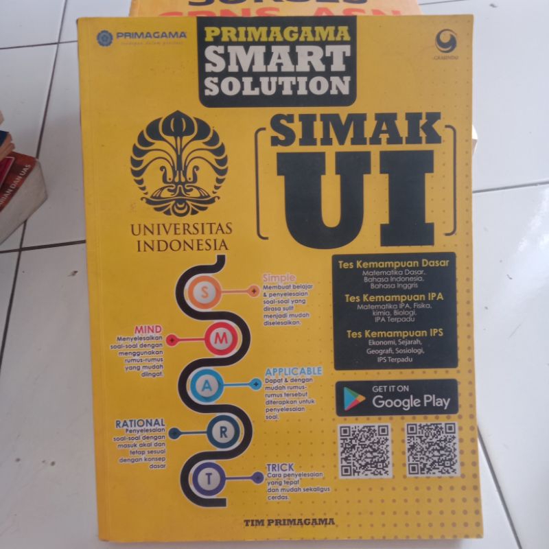 Jual buku simak ui Primagama smart solution | Shopee Indonesia
