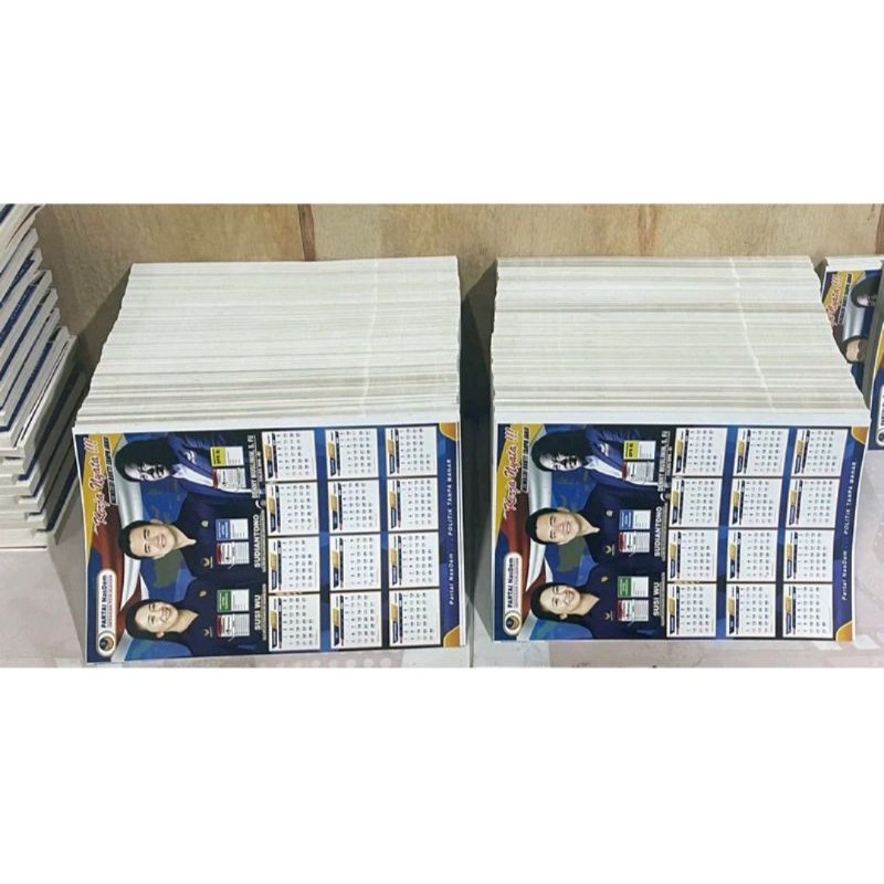 Jual Cetak Kalender Custom Caleg, Partai A3+ Free Design | Shopee Indonesia