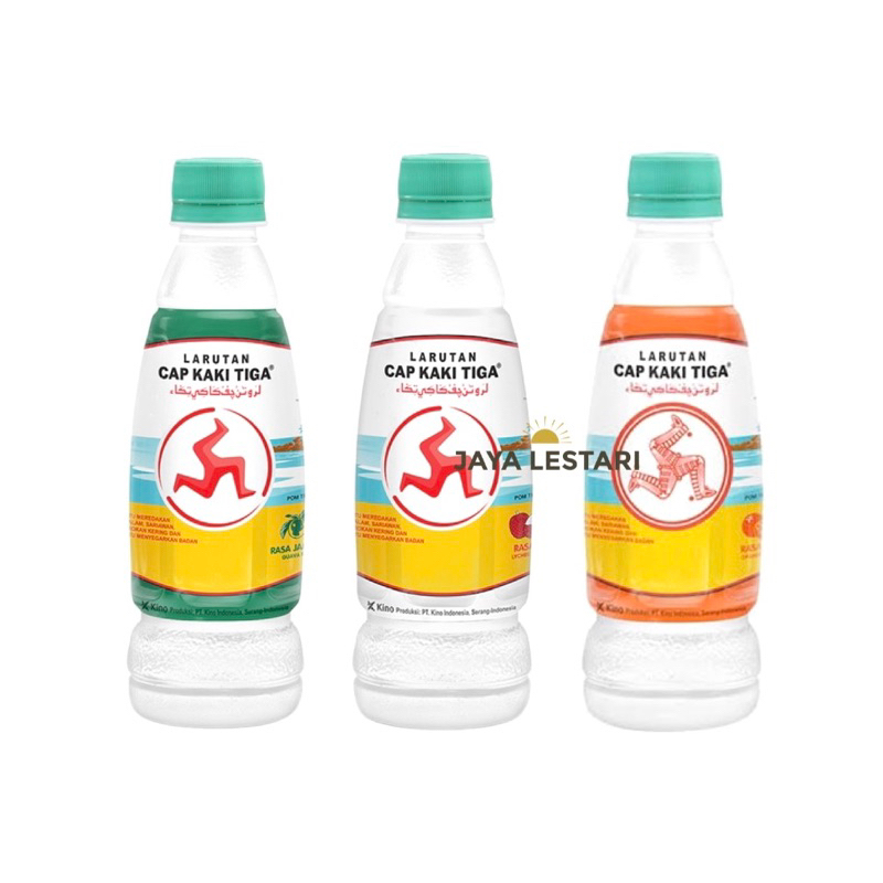 Jual Larutan Cap Kaki Tiga Botol (3 Varian Rasa) (320ml) | Shopee Indonesia