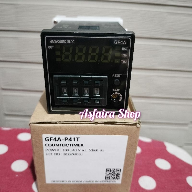 Jual GF4 P41N Counter timer Hanyoung / Counter Timer GF4-P41N ( GF4A ...