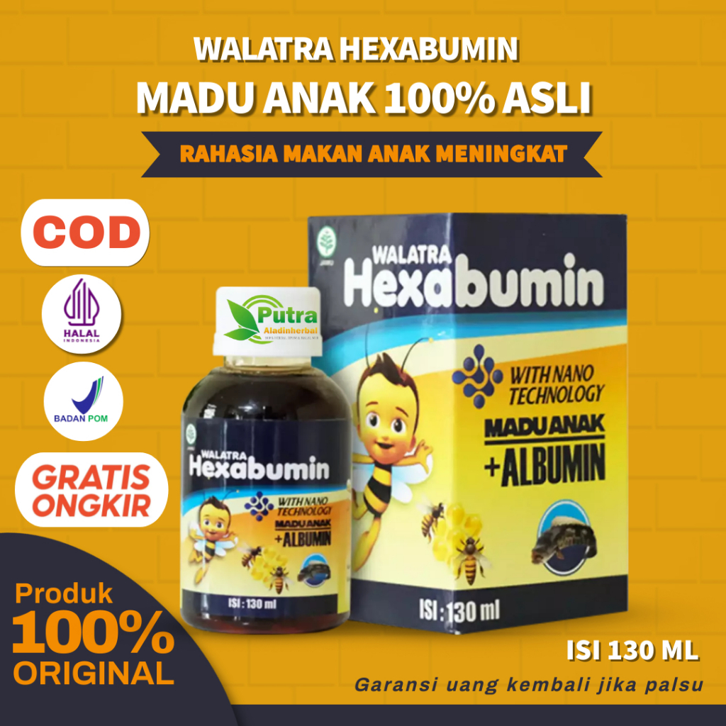 Jual Walatra Hexabumin - Madu Untuk Anak - Membantu Melengkapi Nutrisi ...