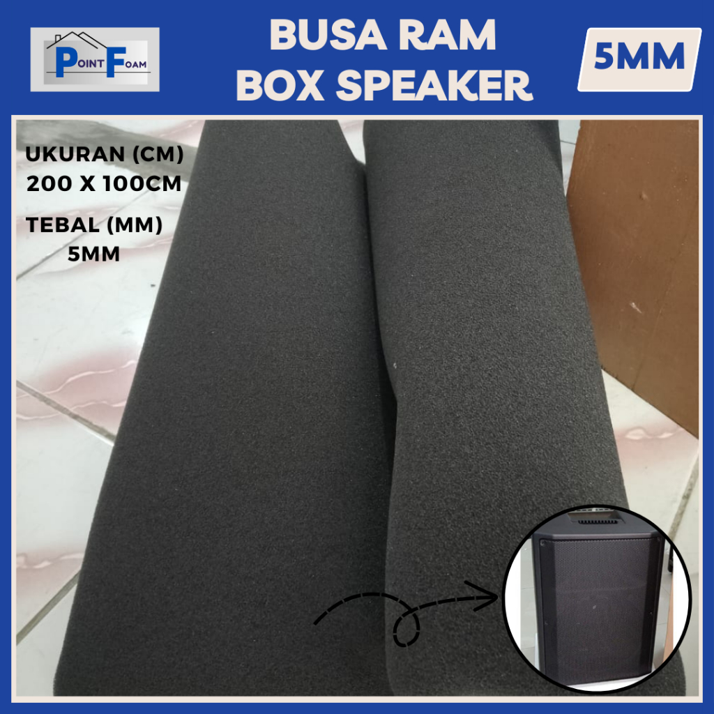 Jual Busa Ram Box Speaker 5mm Busa Ram Anto Air Box Speaker 200 x 100cm ...