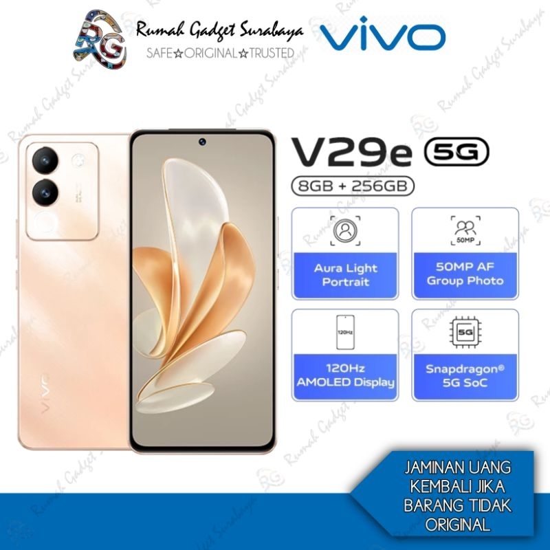 Jual Vivo V29e 5G 8GB/256GB Original Bergaransi Resmi Vivo Indonesia ...