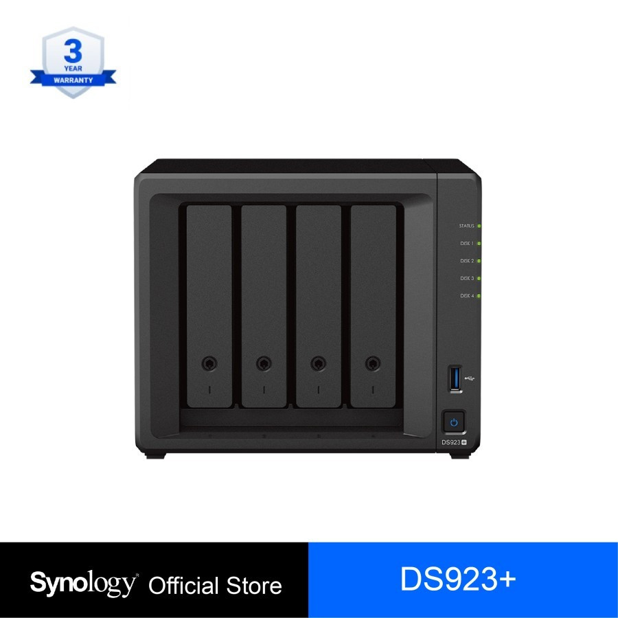 Jual Synology Ds923 Diskstation 4gb Ram 4 Bay Nas Server Storage