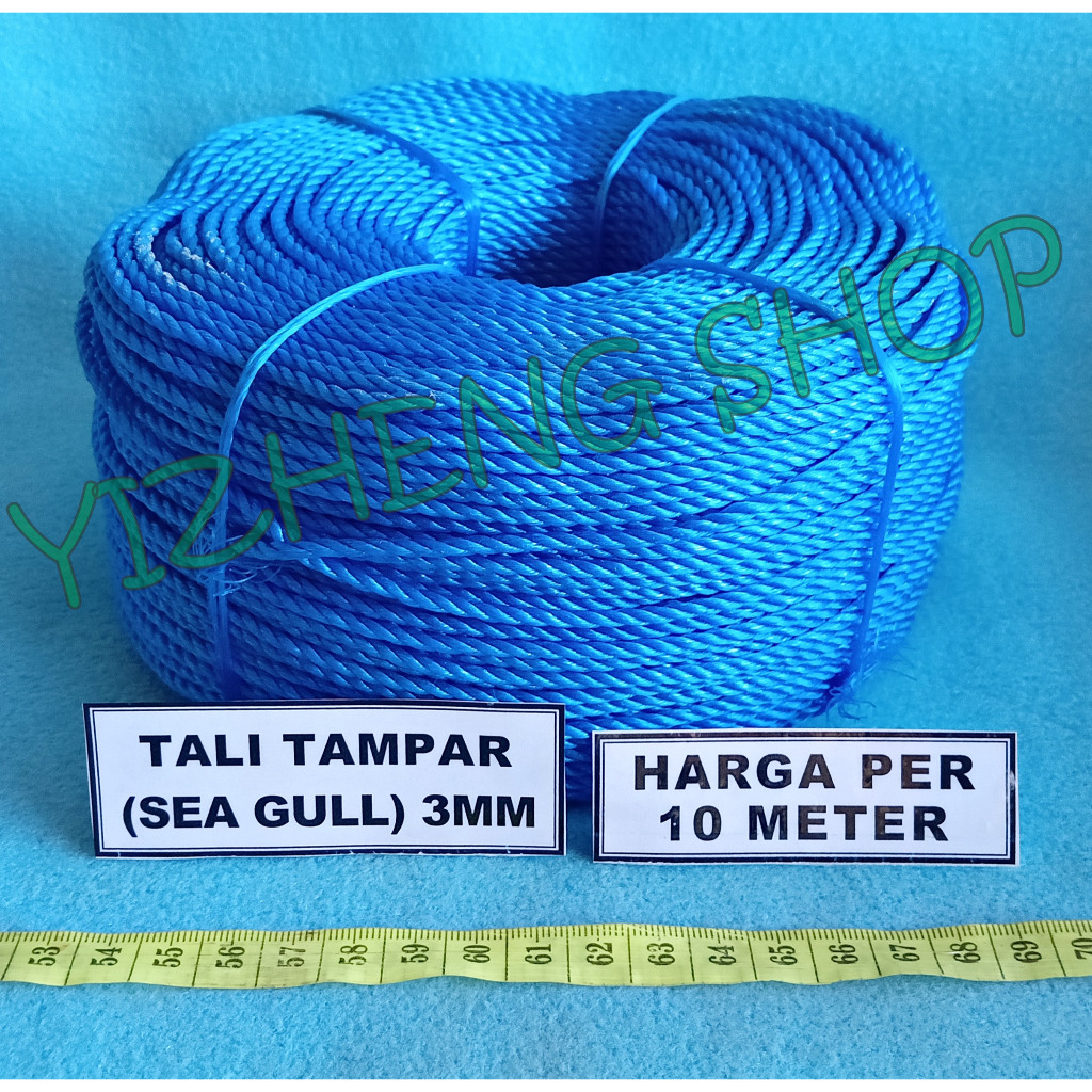 Jual TALI TAMPAR 3MM ( HARGA PER 10 METER ) | Shopee Indonesia