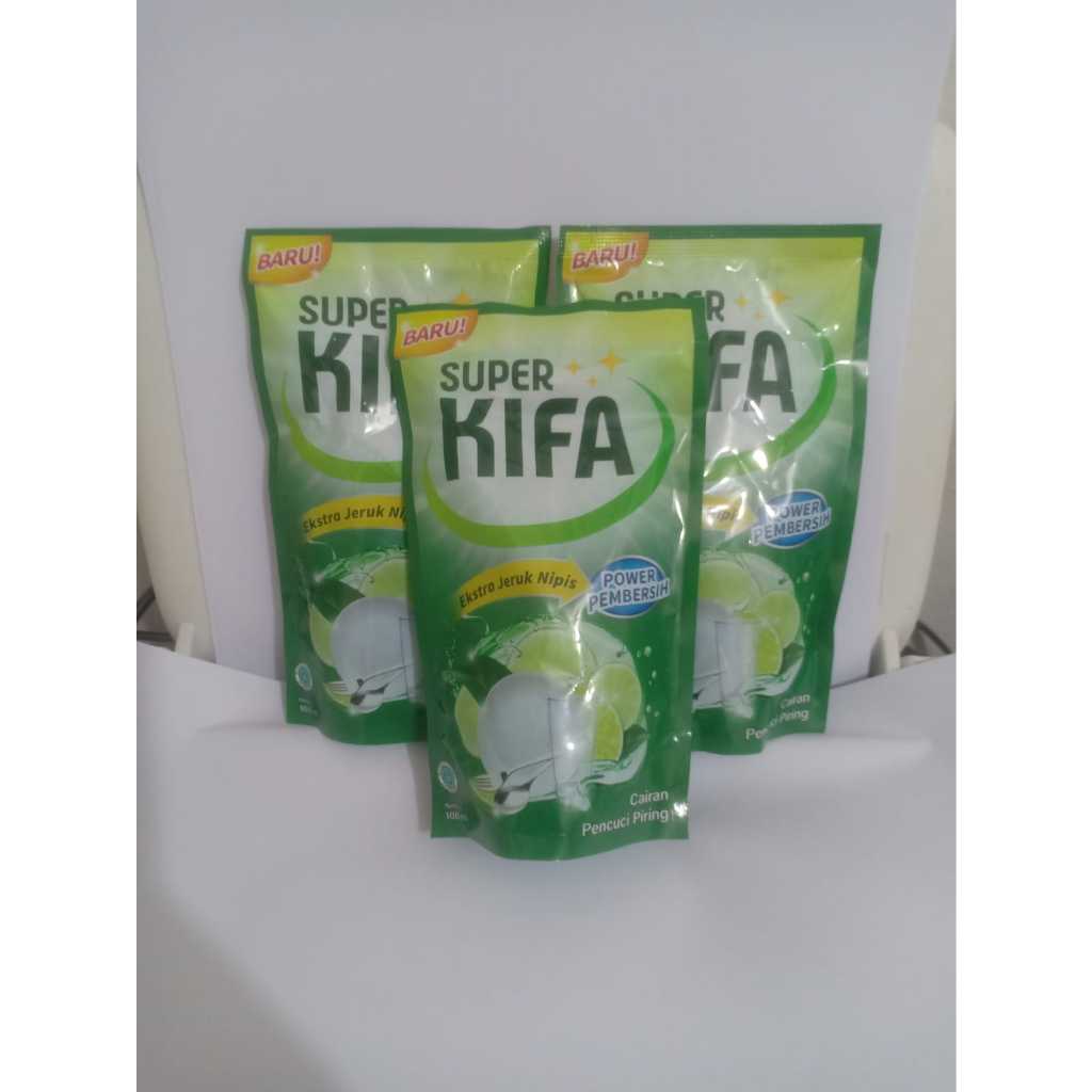 Jual Sabun Pencuci Piring Kifa Extra Jeruk Nipis Refil 100ml | Shopee ...