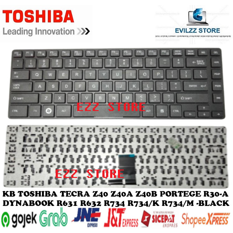 Jual KEYBOARD KIBOT LAPTOP TOSHIBA DYNABOOK R631 R734 R734/M R734/K ...