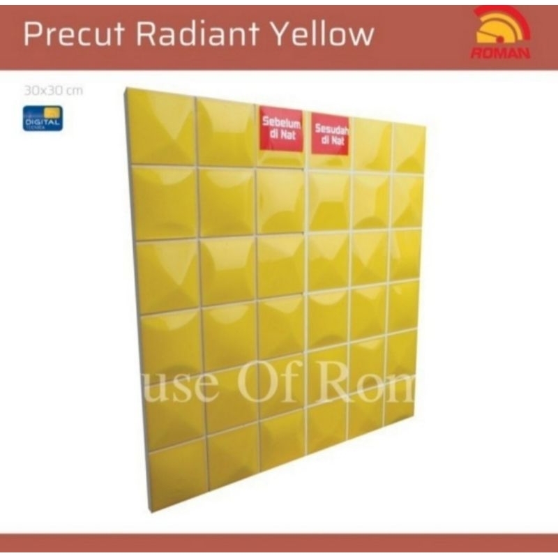 Jual Roman Keramik PWA33722 Precut Radiant Yellow 30x30 kw1 | Shopee ...