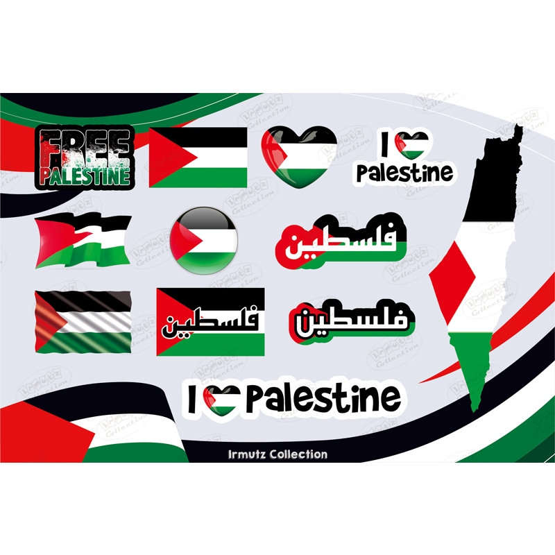 Jual Stiker Pipi Palestina | Palestine Sticker | Free Palestine Sticker ...