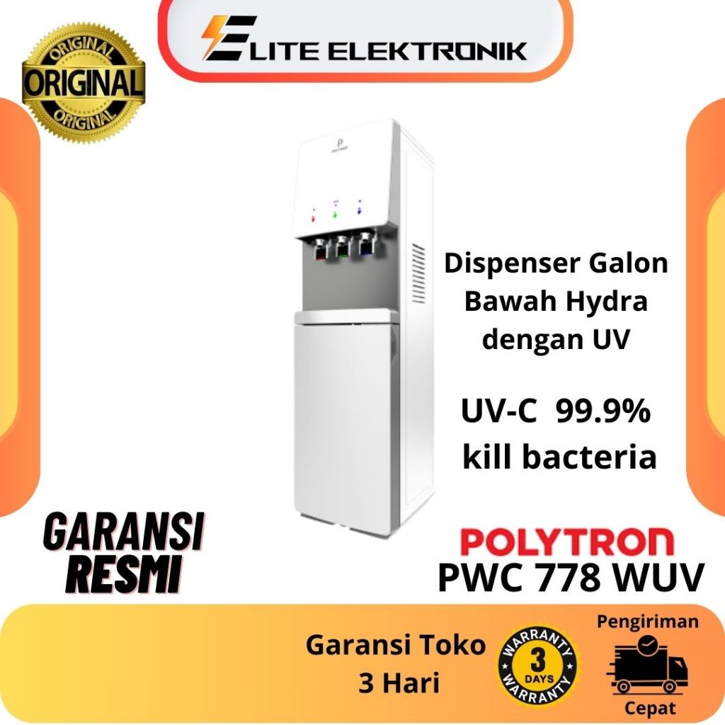 Jual POLYTRON DISPENSER PWC778 WUV/ PWC 778, LOW WATT GALON BAWAH ...