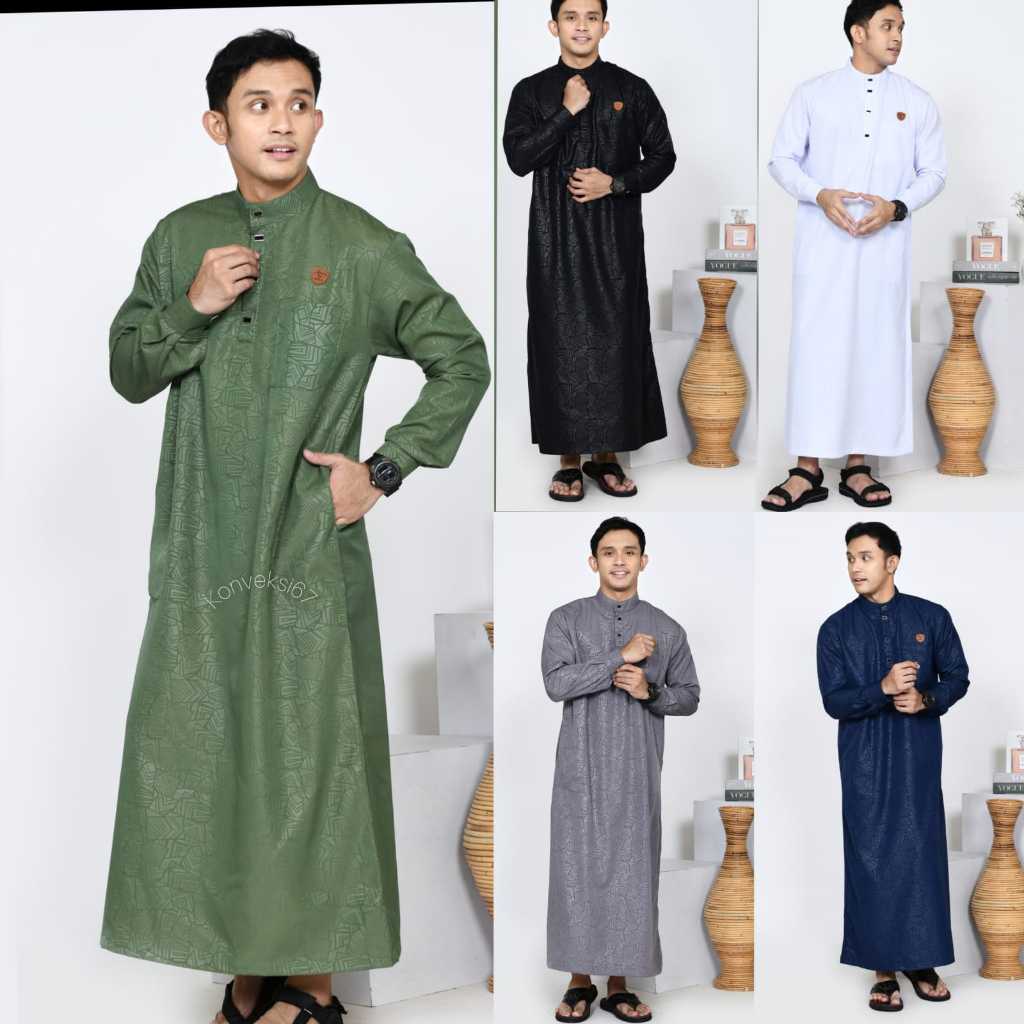 Jual Jubah Manset Etnik Model Haramain Gamis Laki Laki Pria Dewasa ...