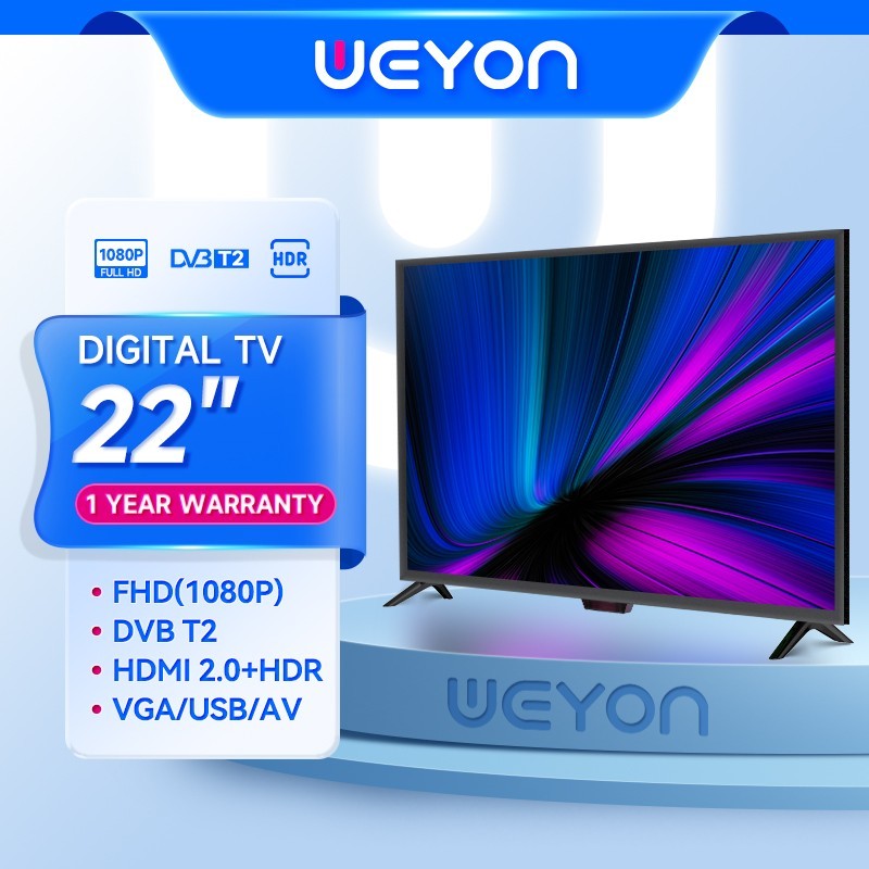 Jual TV LED 22 INCH DIGITAL WEYON TELEVISI MURAH HD | Shopee Indonesia