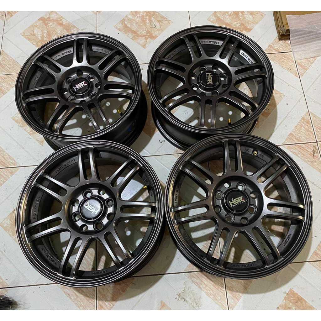 Jual VELG RACING HSR BOON RING 15X6,5 PCD 4X100 4X114 ET42 GREY PNP ...