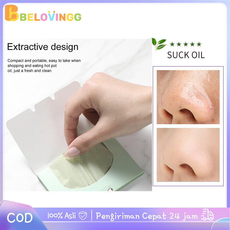 Jual 【ready】100 Pcs Kertas Tissue Wajah Penyerap Minyak Oil Control ...