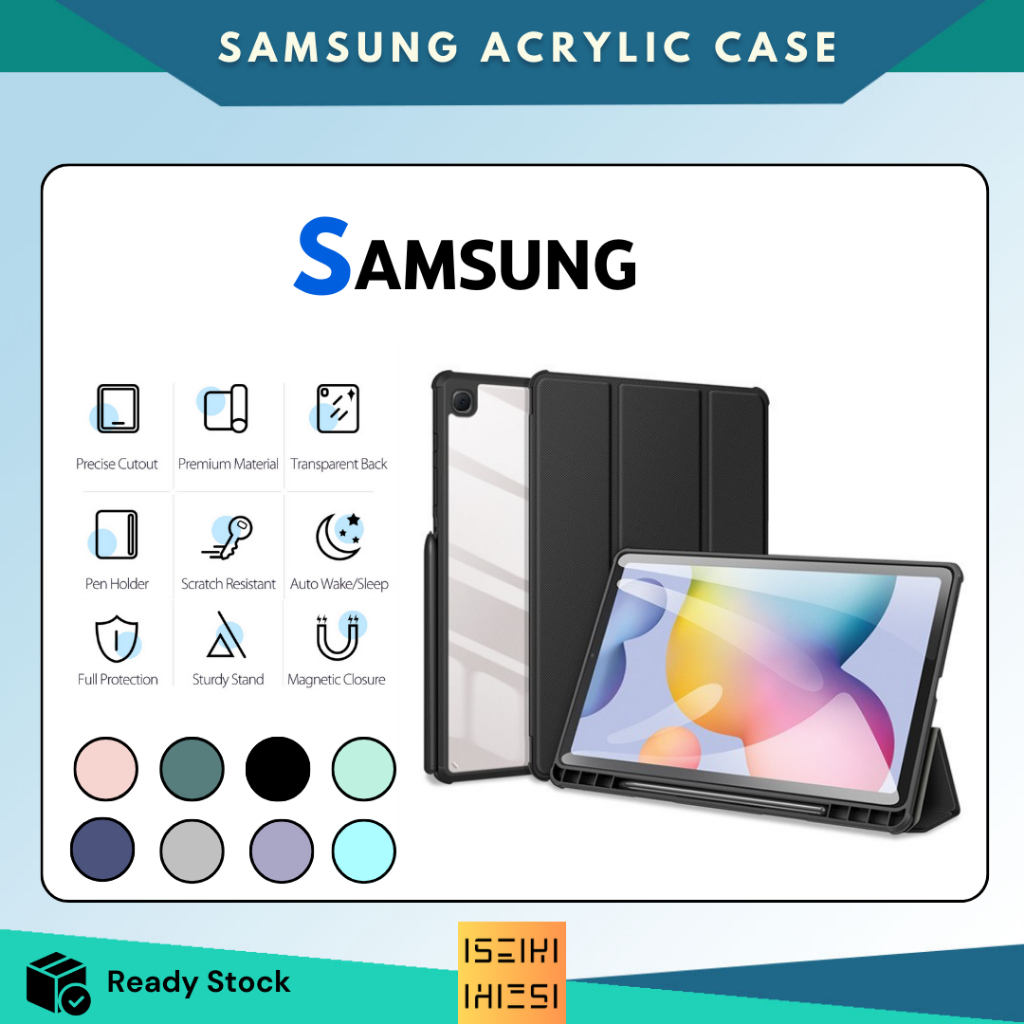 Jual (ISEIKI) Case Samsung Galaxy Tab A9 / A9+ 11 Inch Plus Acrylic ...