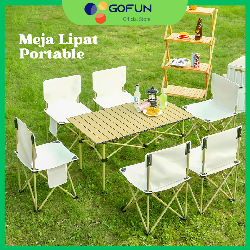 Jual Meja Lipat Alumunium Portable Meja Camping Piknik Outdoor Meja ...