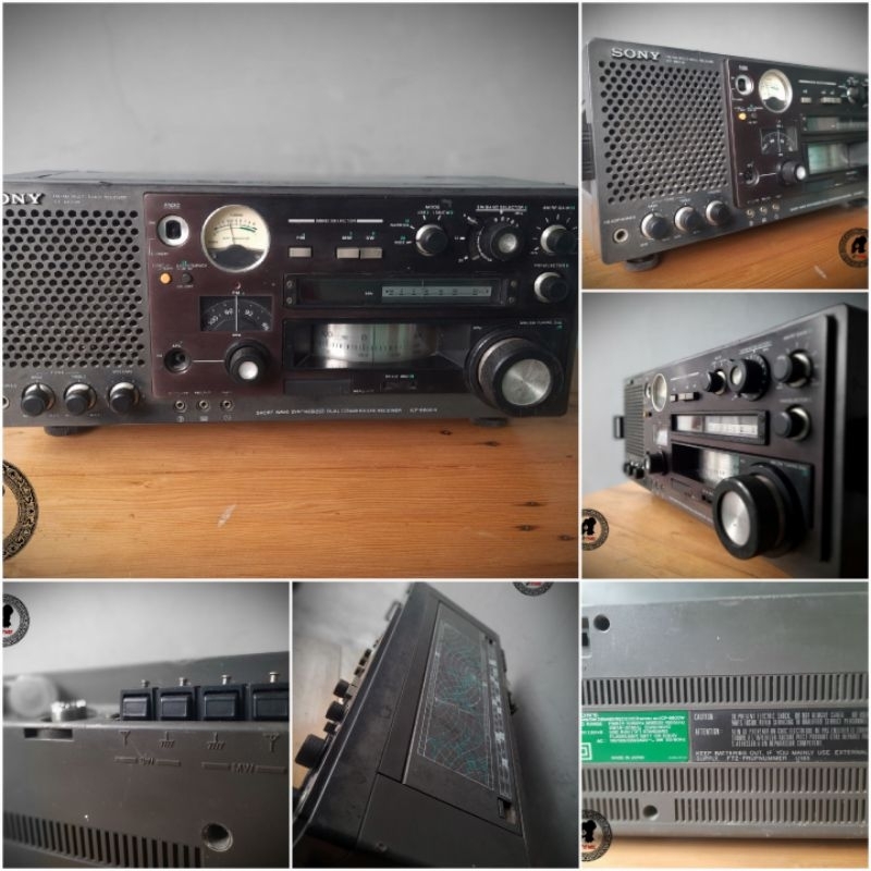 Jual Radio Vintage/jadul/lawas Sony ICF-8600 W made in japan 1978 ...