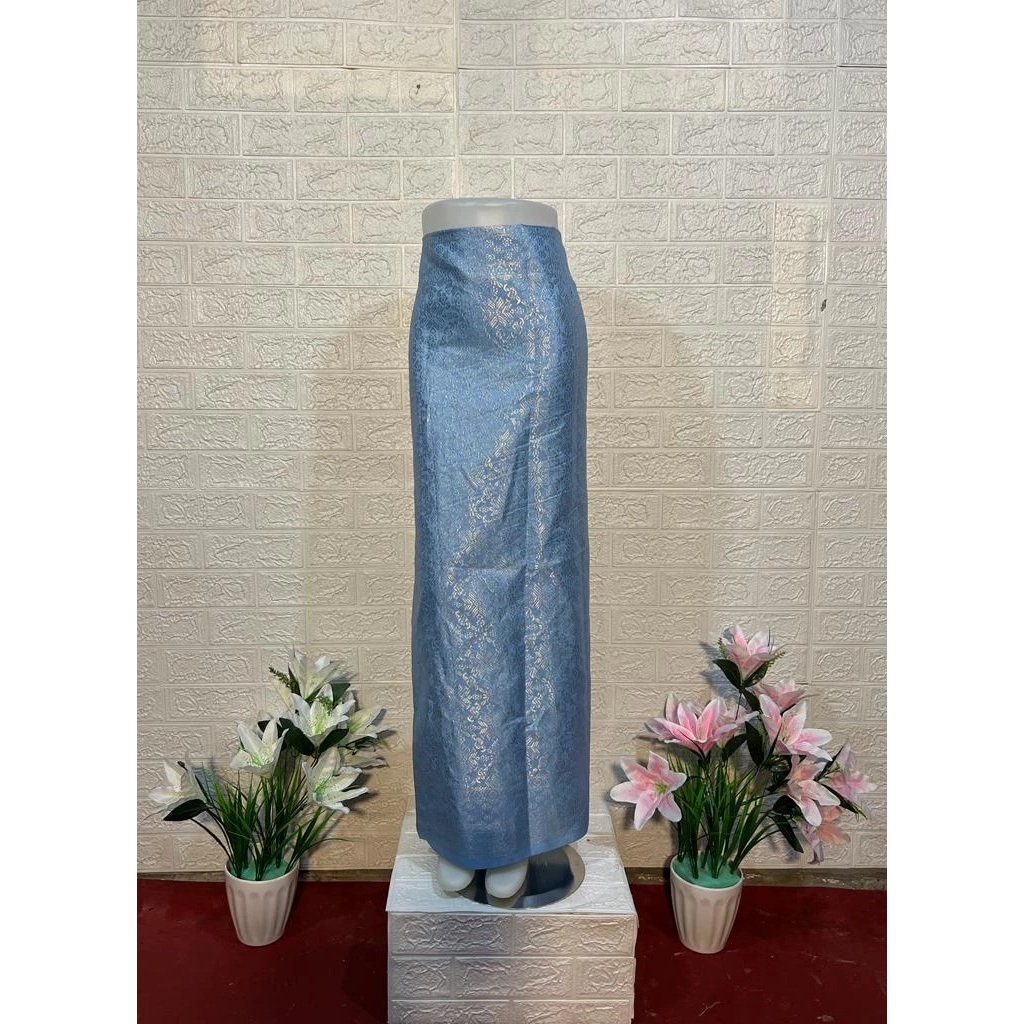 Jual rok songket bawahan rok songket palembang langsung pakai rok ...