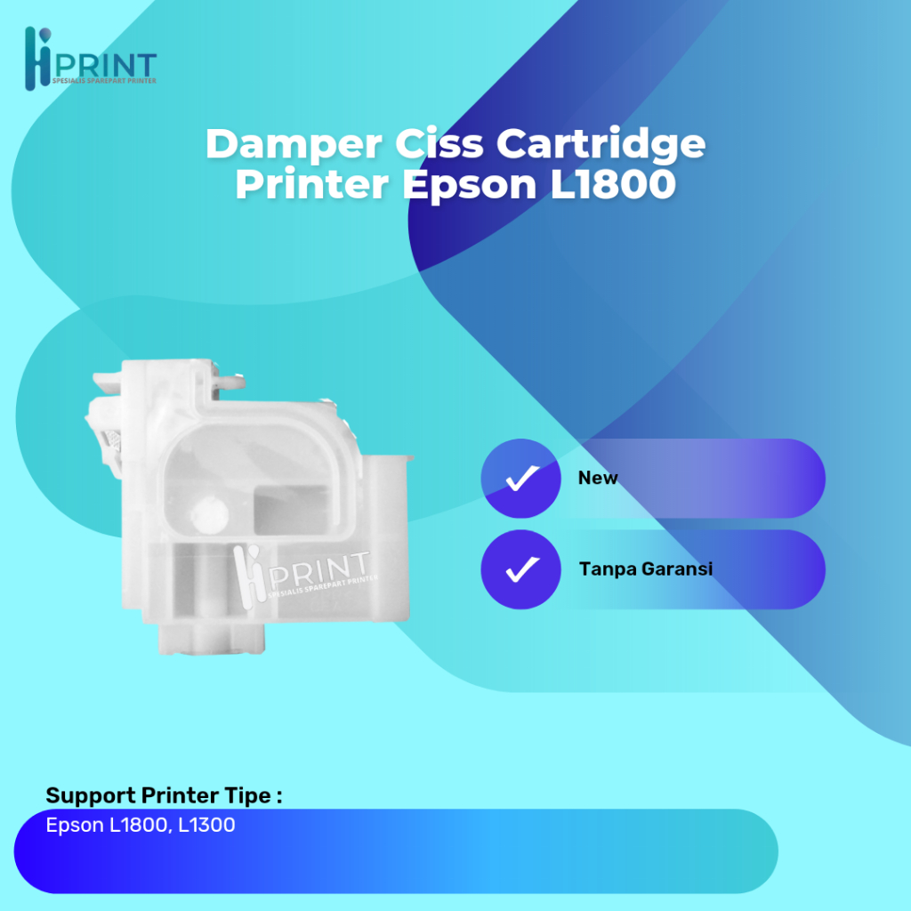 Jual Damper Ecosolvent L1800 L800 DTF DTG Ciss L1800 Printer Epson ...