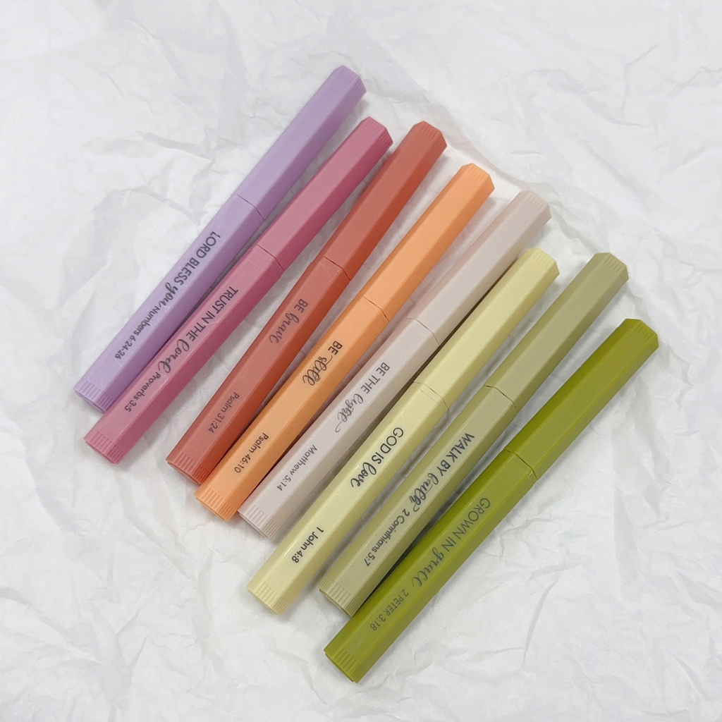 Jual Winzige 12 Warna Highlighter Stabilo Dual Tip Pastel Spidol Warna ...