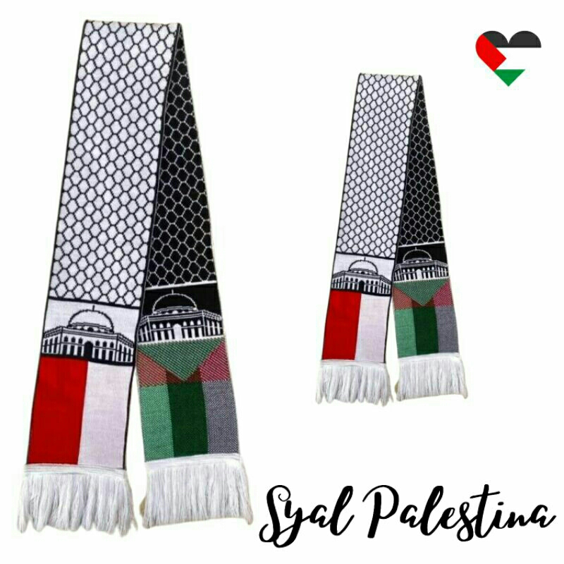 Jual Premium Syal palestina/syal palestine/Syal Rajut Palestina - Satu ...
